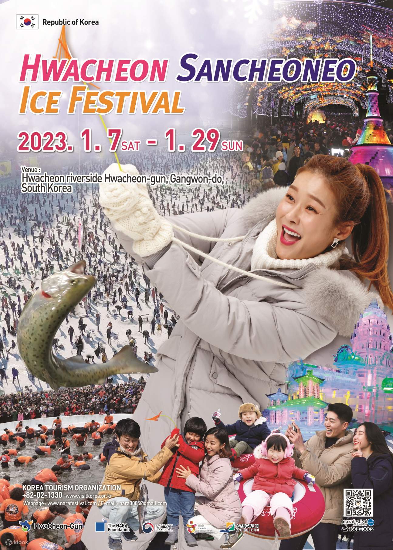 [Klook] Hwacheon Sancheoneo Ice Festival Ice Fishing Day Tour from ...